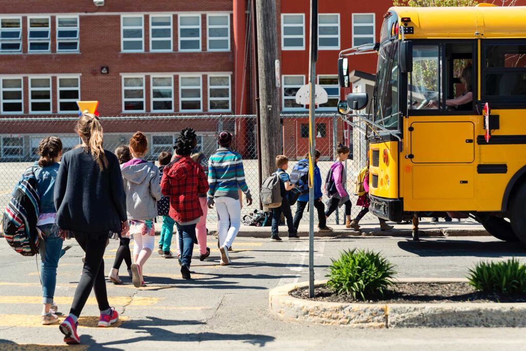 Students Crossing Street on Way to School - Public Policy Institute of ...