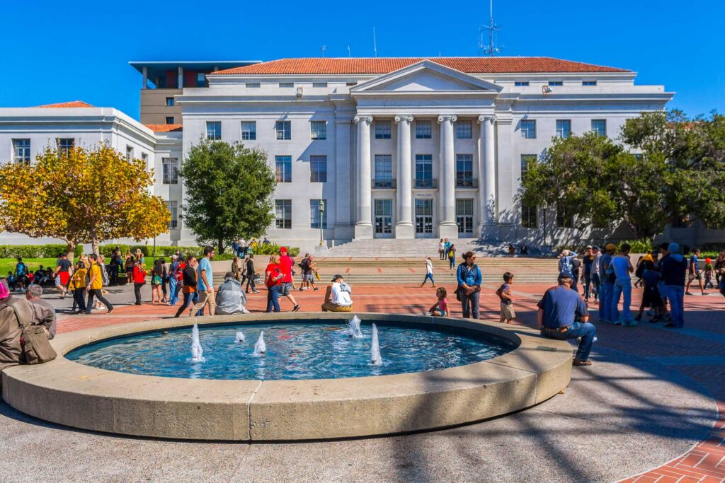 Sproul Hall and Students on UC Berkeley Campus - Public Policy ...